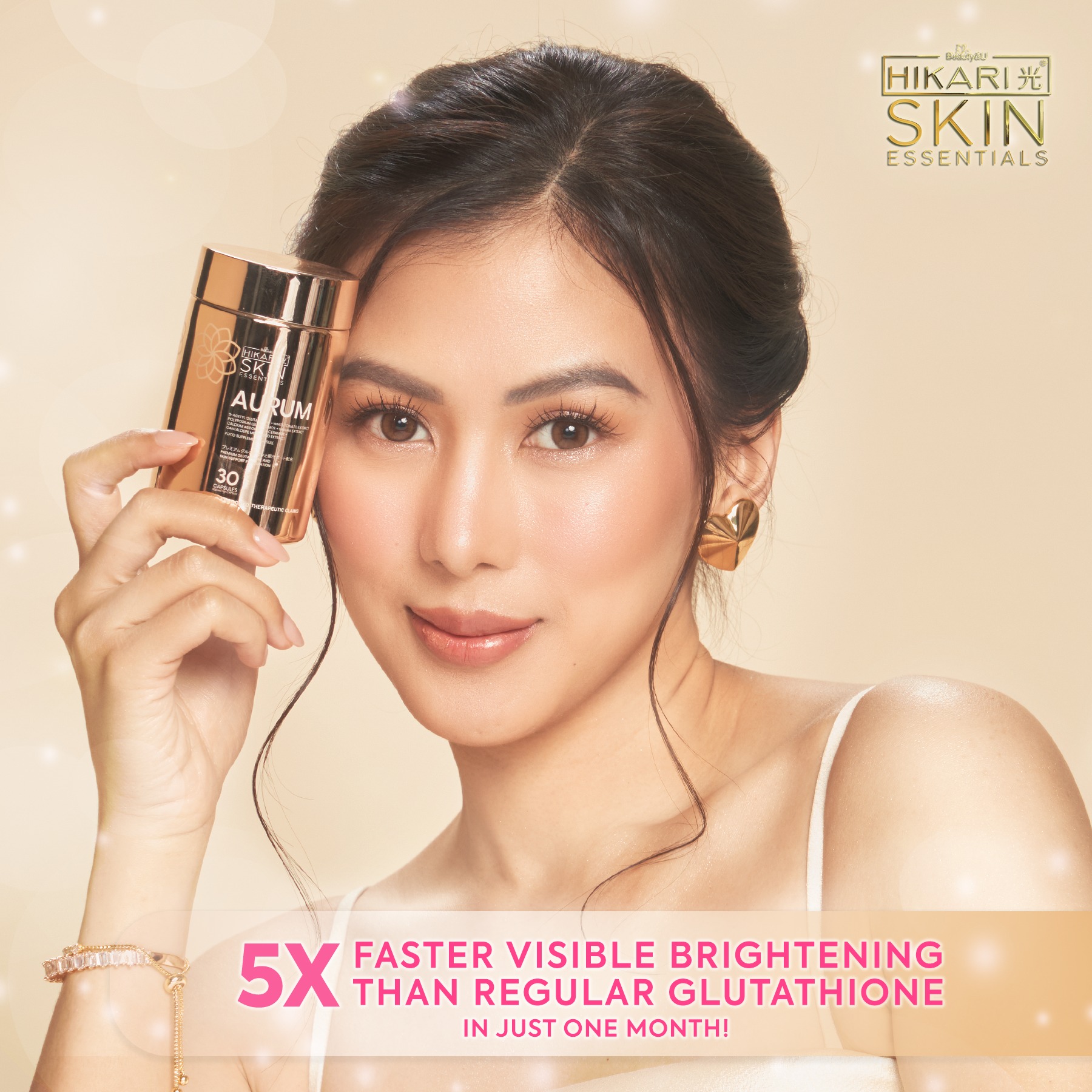 HIKARI AURUM S-Acetyl Glutathione 30 Caps with Emothion, Komecera ...