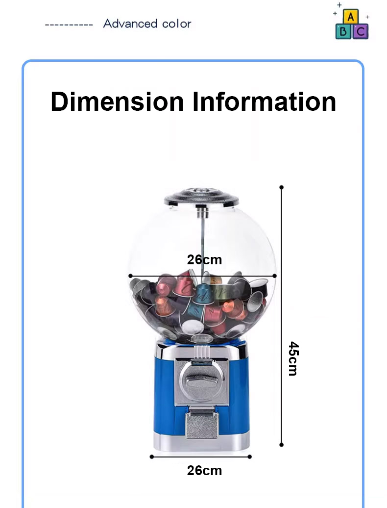 LENODI gashapon machine, non-electric, available in various colors and ...