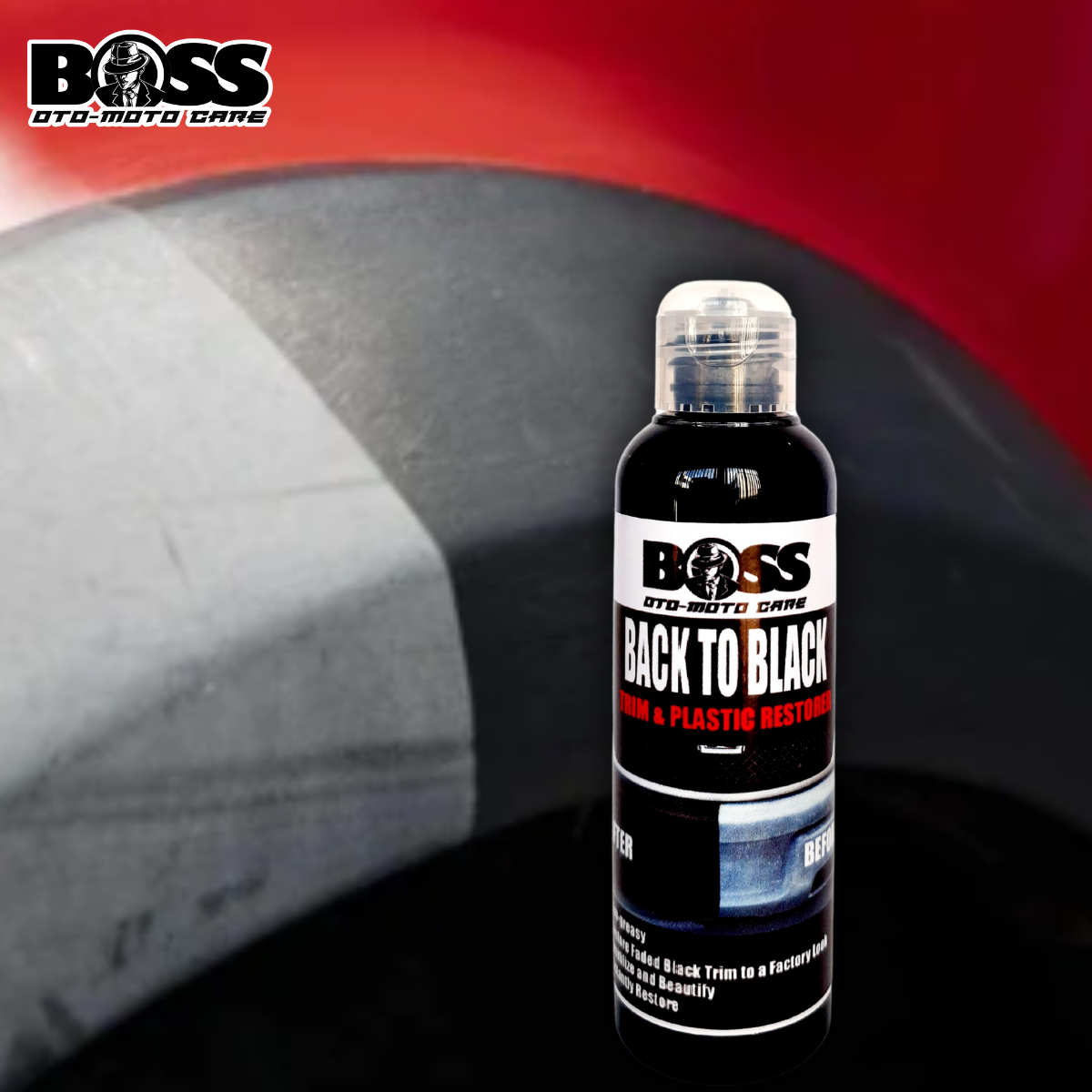 50pcs 100ml Back to Black Plastic Trim Restorer for Car and Motorcycle ...