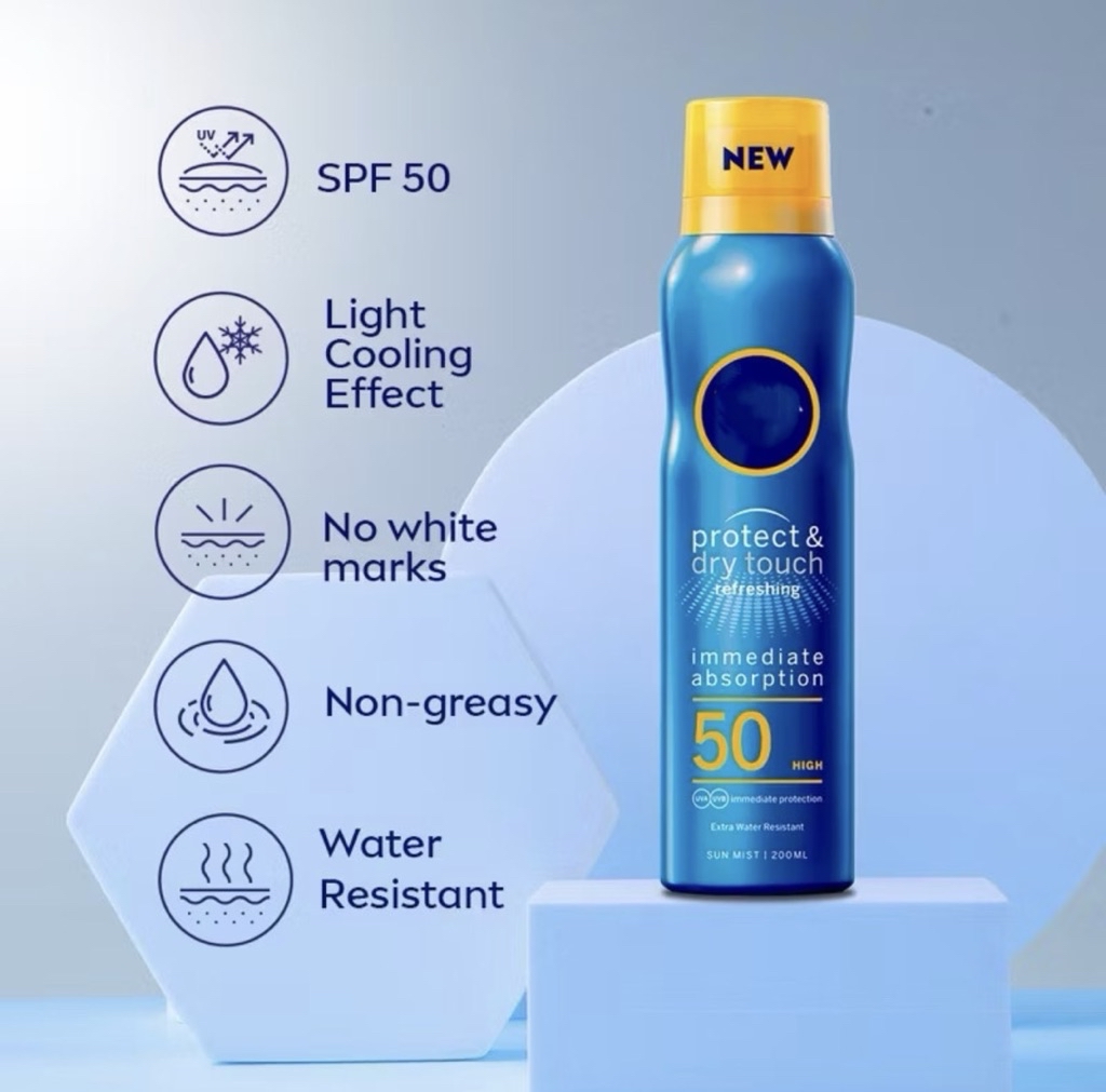 Sun Protect & Refresh Spray Sunblock with SPF 50, 200ml | Shopee ...