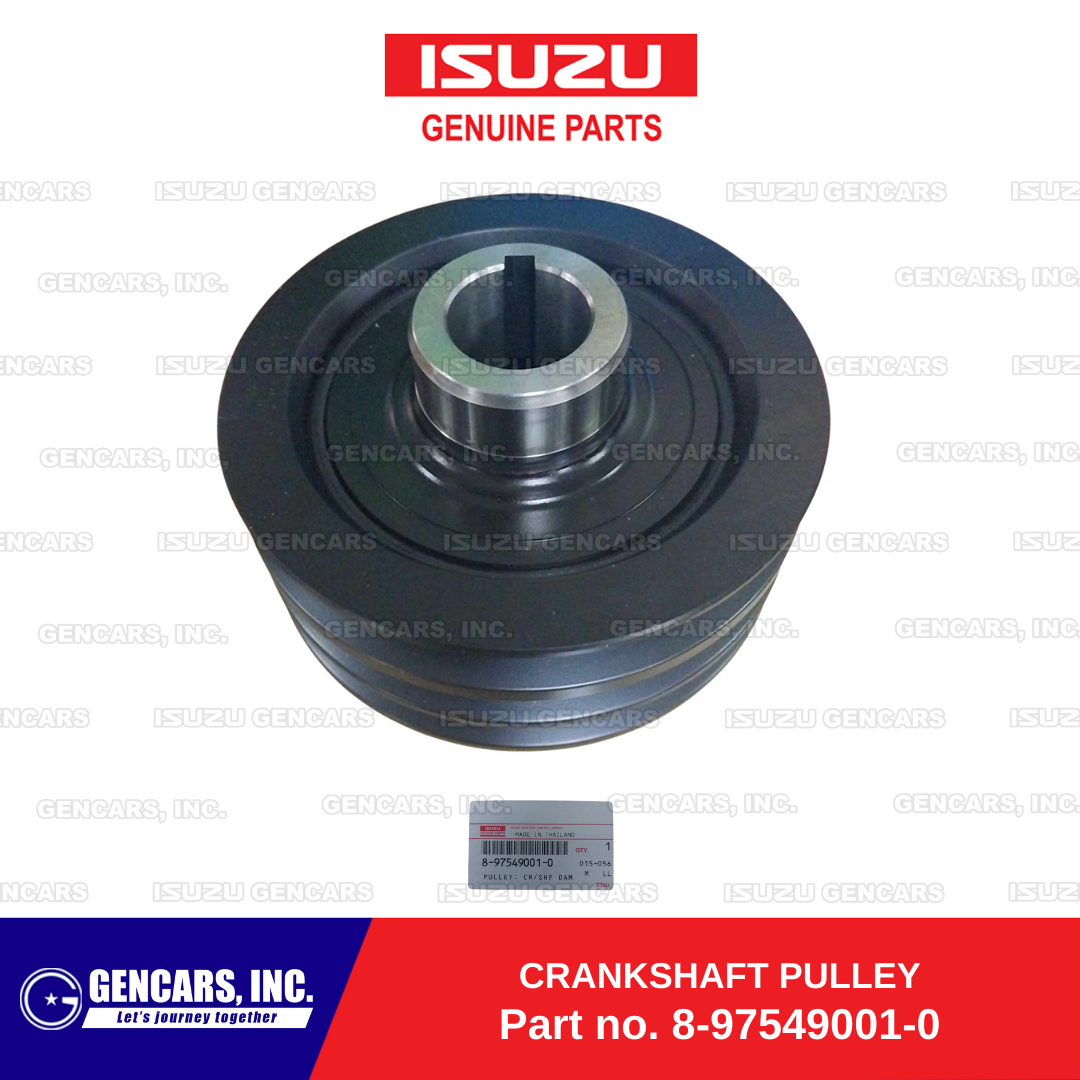 Isuzu Crankshaft Pulley Asm for Traviz / Crosswind 2007-2015 ...