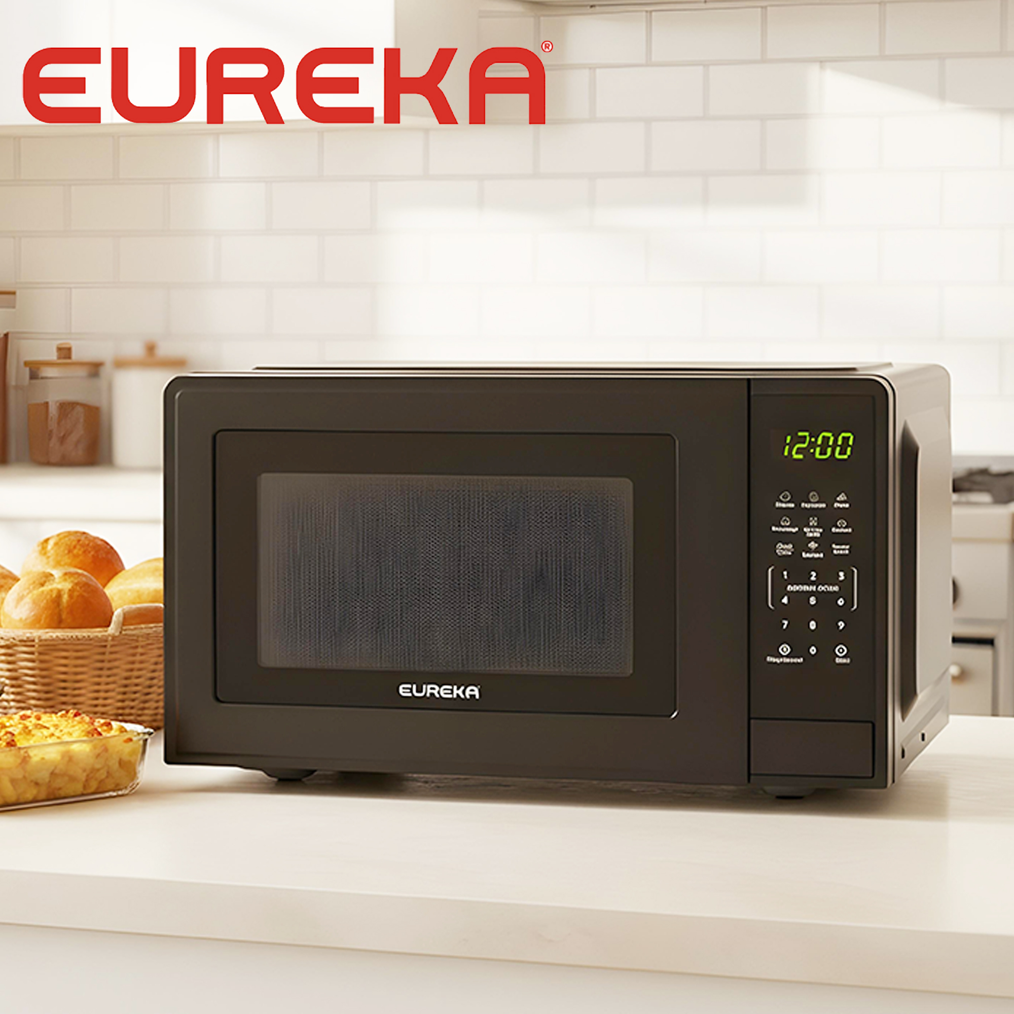 Eureka by Winland 20L Digital Microwave Oven 6 Express Cook Preset 10 ...