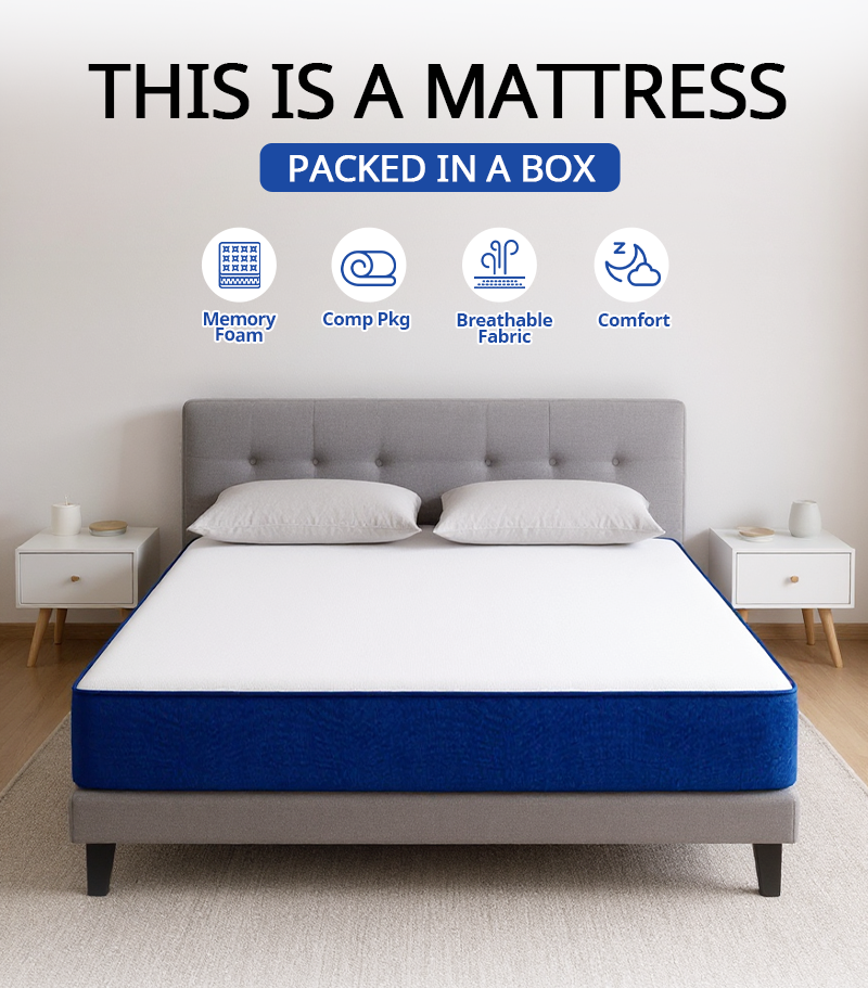 Spring Mattress Mattress with Latex and Pocket Springs, Memory Foam ...