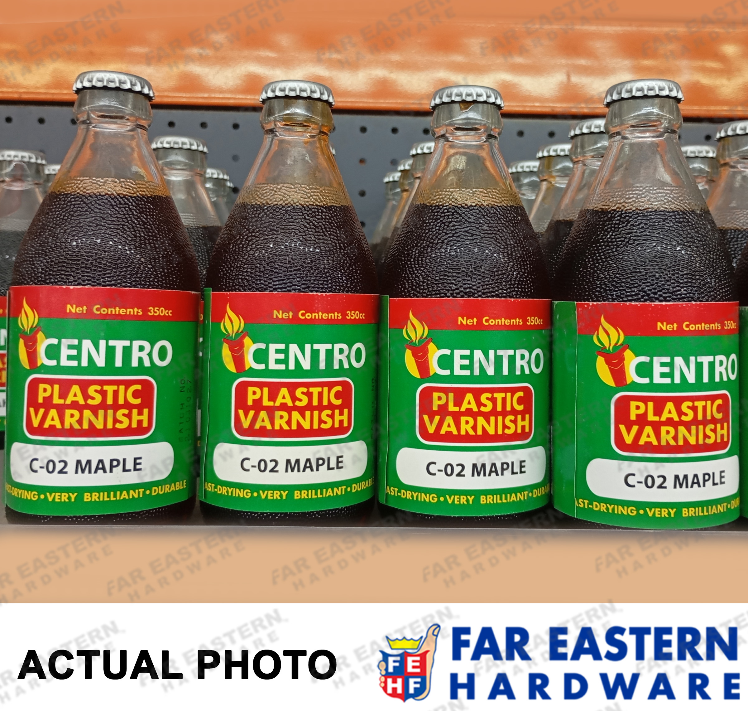 CENTRO Plastic Varnish 350mL Natural Maple Walnut Dark Mahogany ...