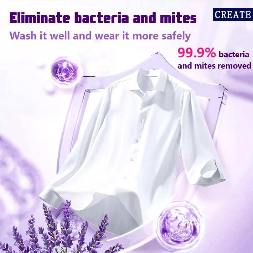 2000ML laundry detergent liquid 72h Waiting for love scent 3in1 fabcon ...