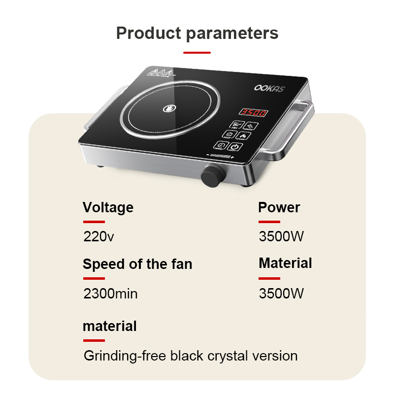 OOKAS Multifunctional Induction Cooker Inverter Infrared Stove Electric ...