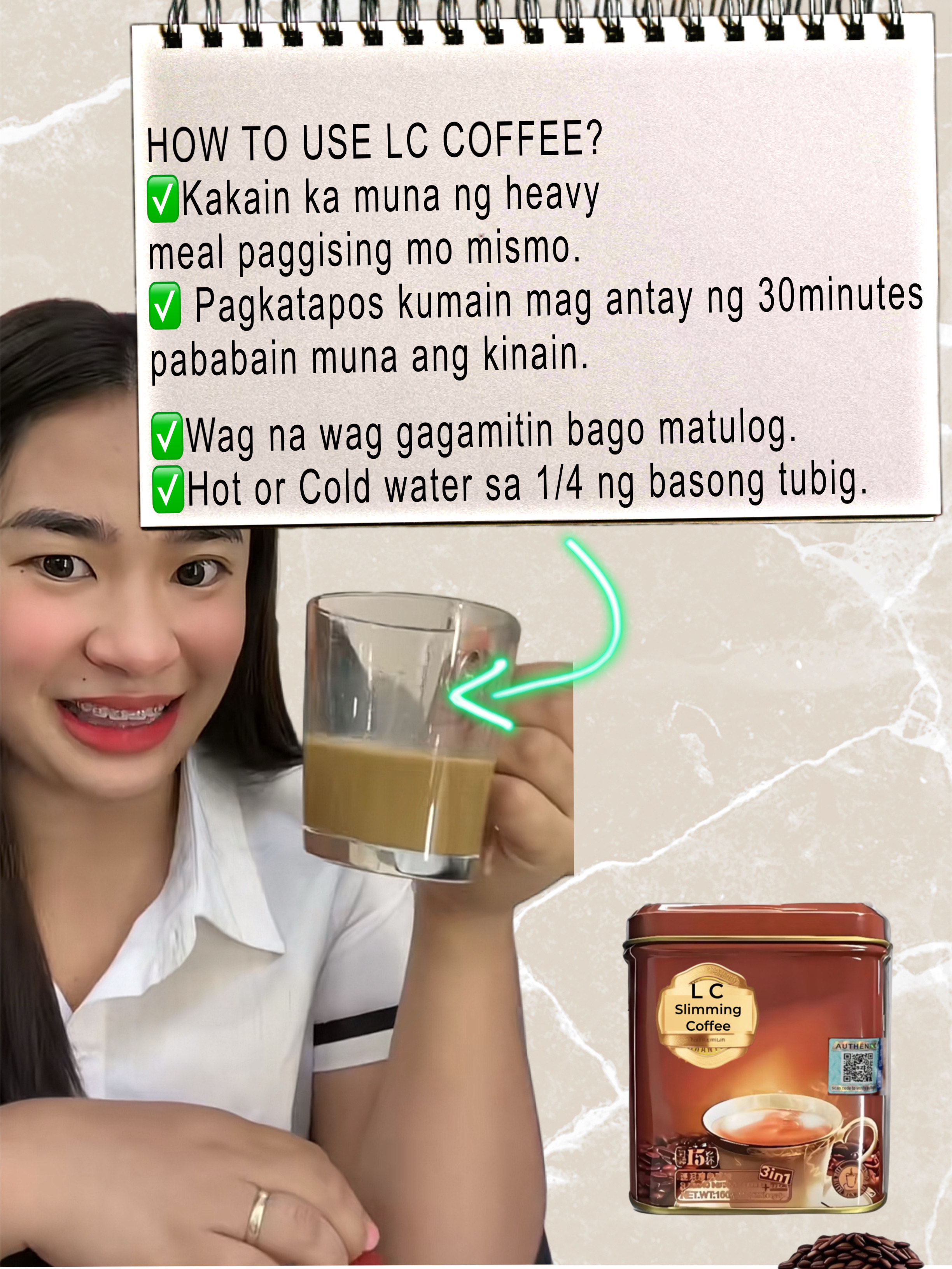 Lish™ [13-15 PCS] AUTHENTICITY Slimming Coffee Drink Mix - Strong and ...