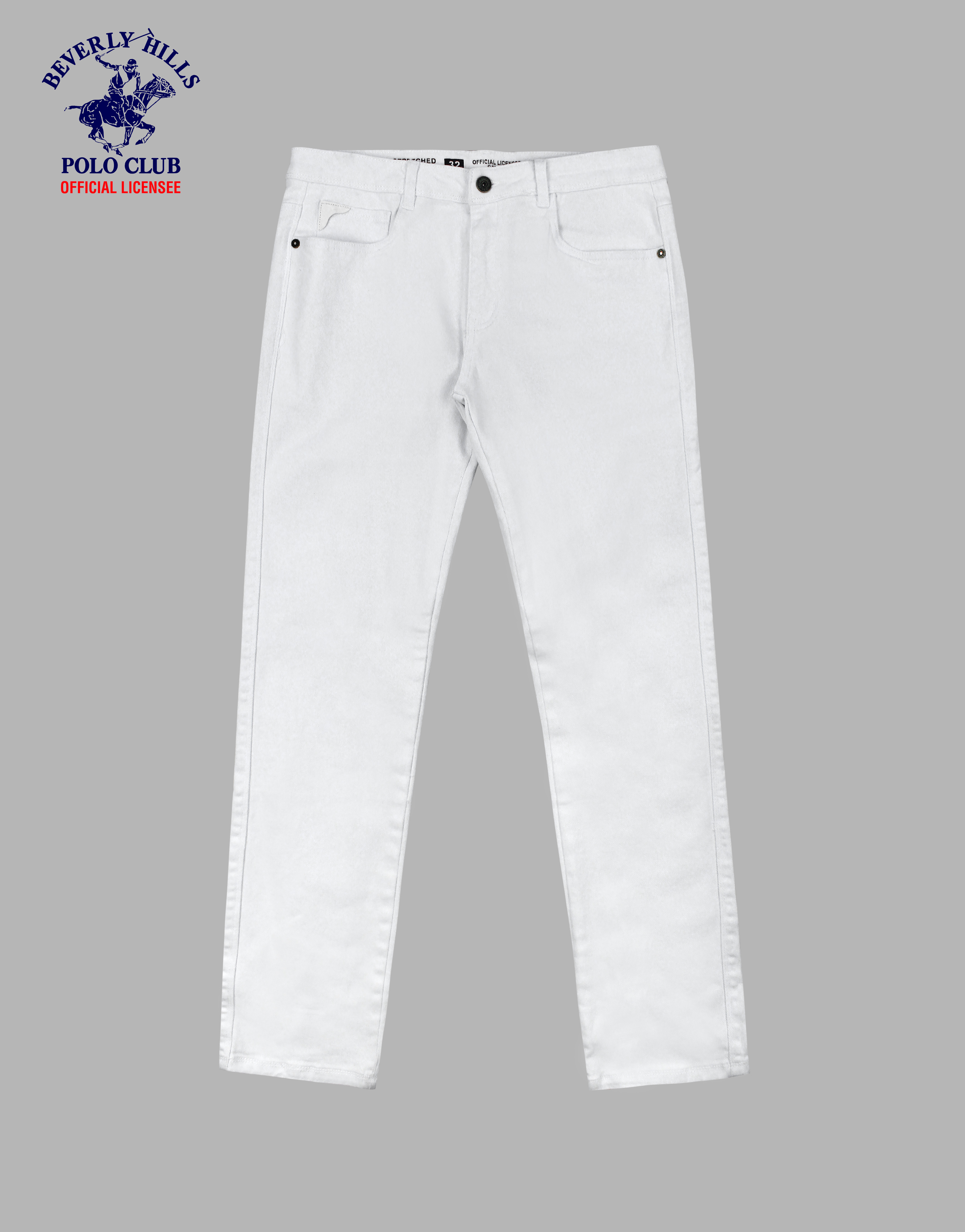 Beverly Hills Polo Club Men’s Cotton Twill Pants in Khaki,Black,White ...