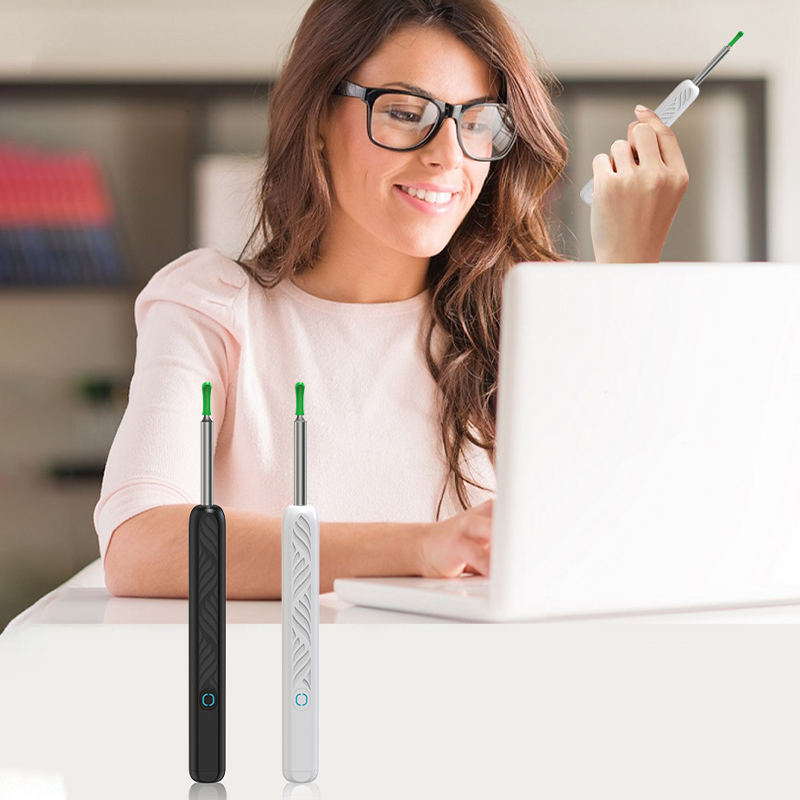 Wireless Wi-fi Visual Ear Cleaner Otoscope Ear Wax Removal Tool with ...