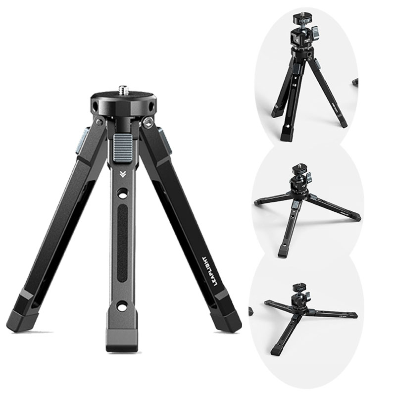 Mini Tripod Aluminum Alloy with 1/4" Thread & Anti-Skid Rubber Feet for ...