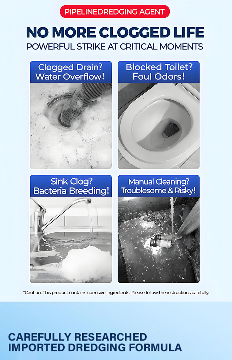 1000ML Drain Cleaner – Powerful Pipe Dredging Agent for Toilet, Sink ...