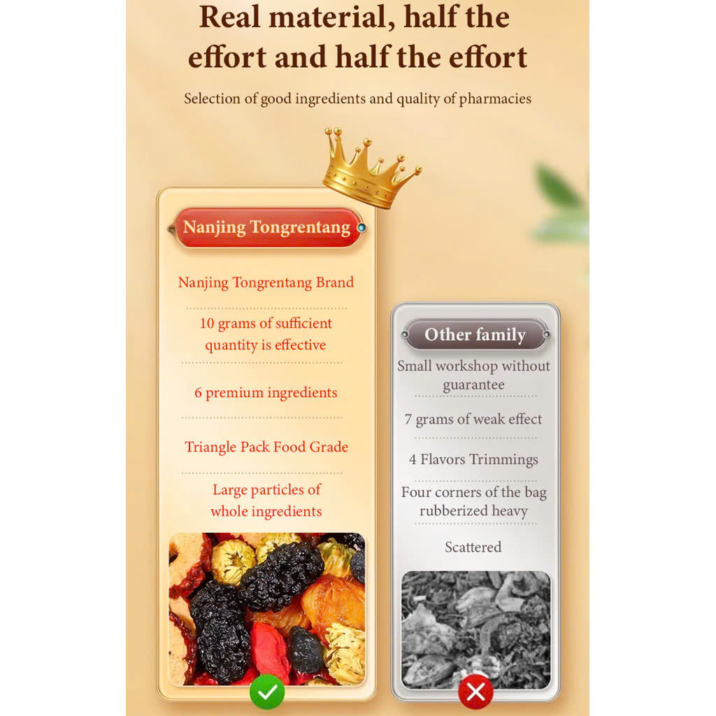 Mulberry Ginseng Tea Six Treasure Tea Healthy Tea Kidney Liver Red Date ...