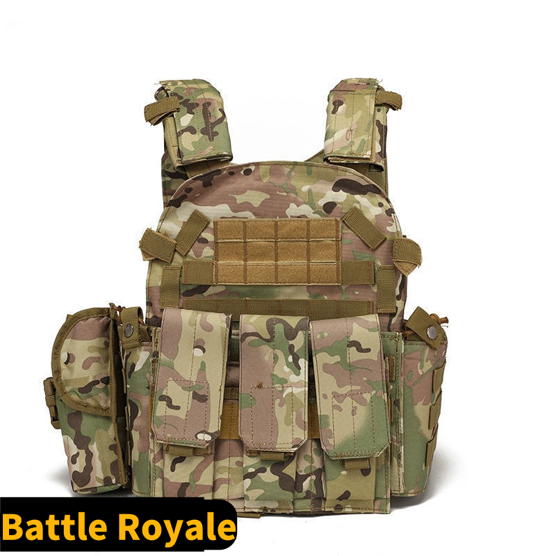 Outdoor Tactical Vest Multifunctional Vest Army Green Camouflage JPC ...