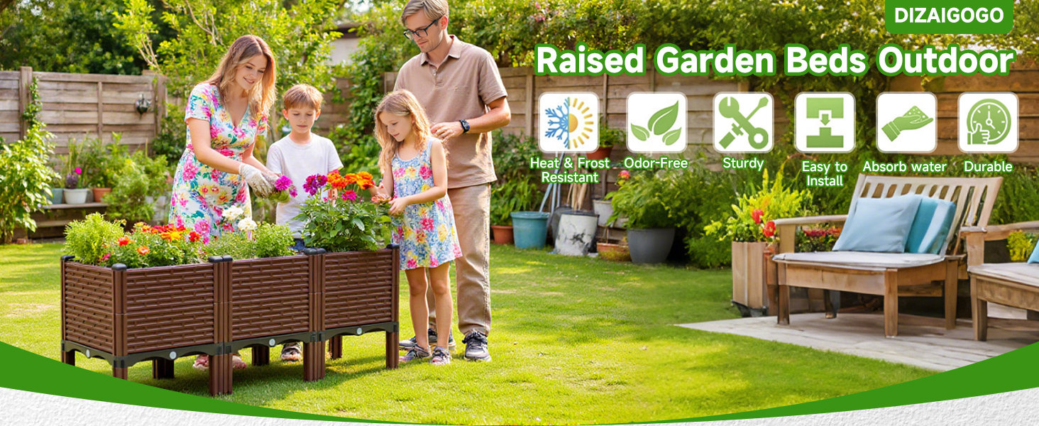 Outdoors Durable Plastic Balcony Planting Box Balcony courtyard ...