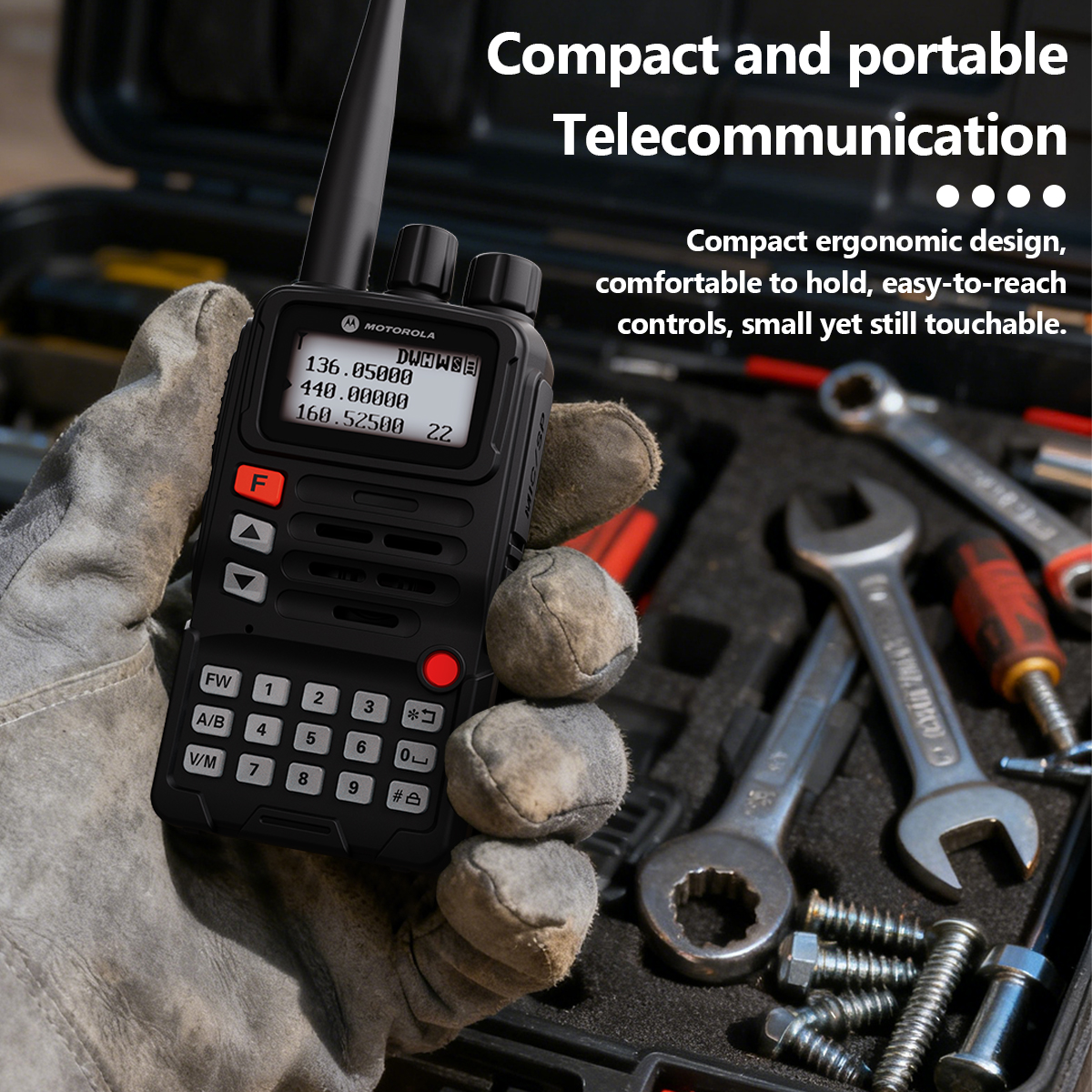 MOTOROLA 6R 10W high power two-way radio walkie-talkie 20KM long range ...