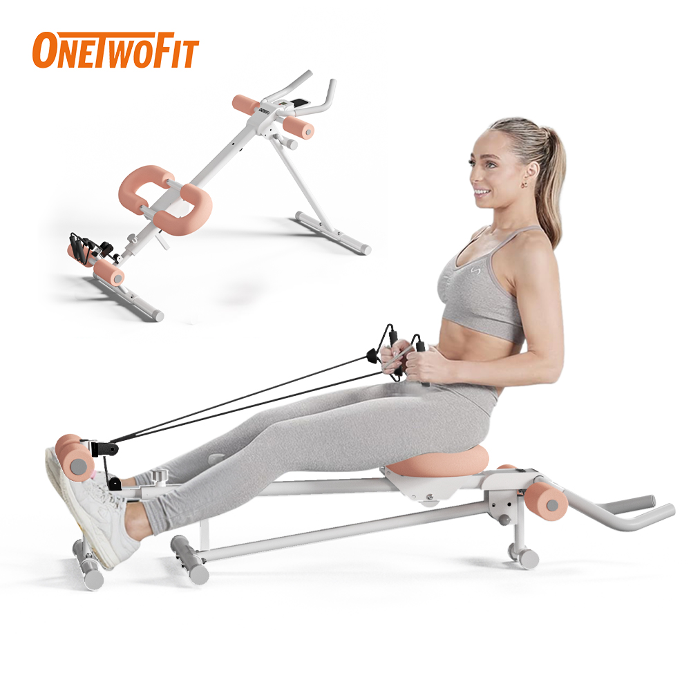 OneTwoFit 4 in 1 Multifunctional Rowing Machine Adjustable Abs ...