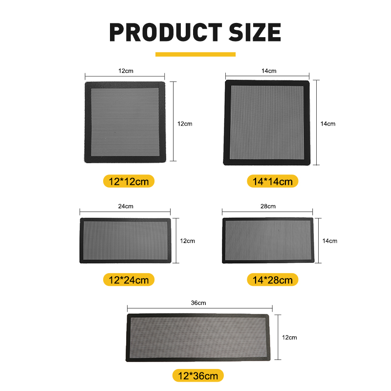 Magnetic Computer Mesh Dust Filter for PC Case Fan Cooler Protection ...