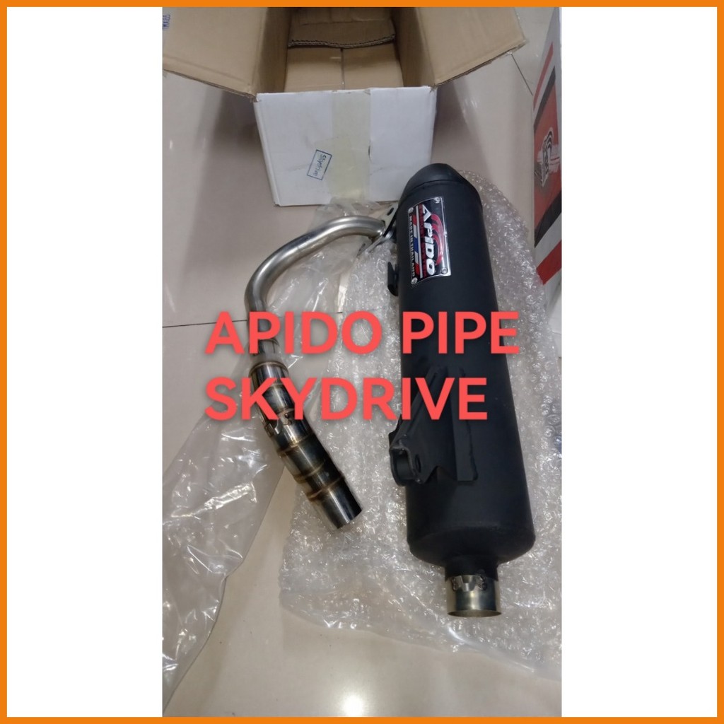 APIDO Muffler Pipe for Aerox V2/Nmax V2/Xrm 125/110/Raider 150/Click V2 ...