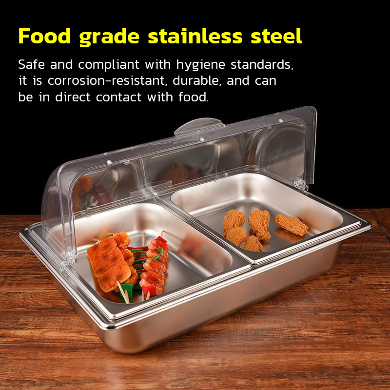 Food Seasoning Tray Stainless Steel Seasoning Box Cooked Food ...