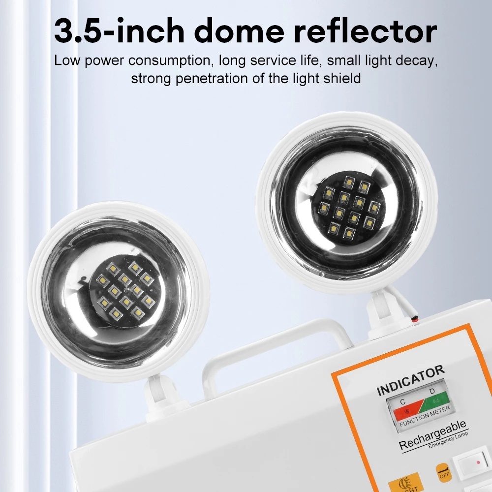 Flare Emergency Light Rechargeable 240V Double Head lighting Wall light ...