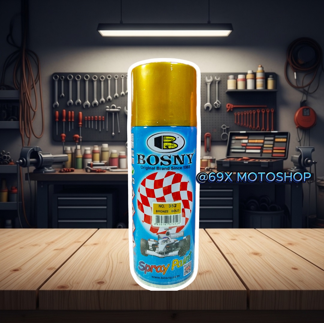 ORIGINAL BOSNY SPRAY PAINT CHROME AND GOLD SERIES | Shopee Philippines