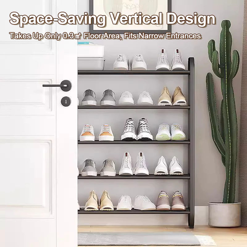 Uniluxe 4 Layer 5 Layer Simple Shoe Rack Shoe Cabinet Student Dormitory ...