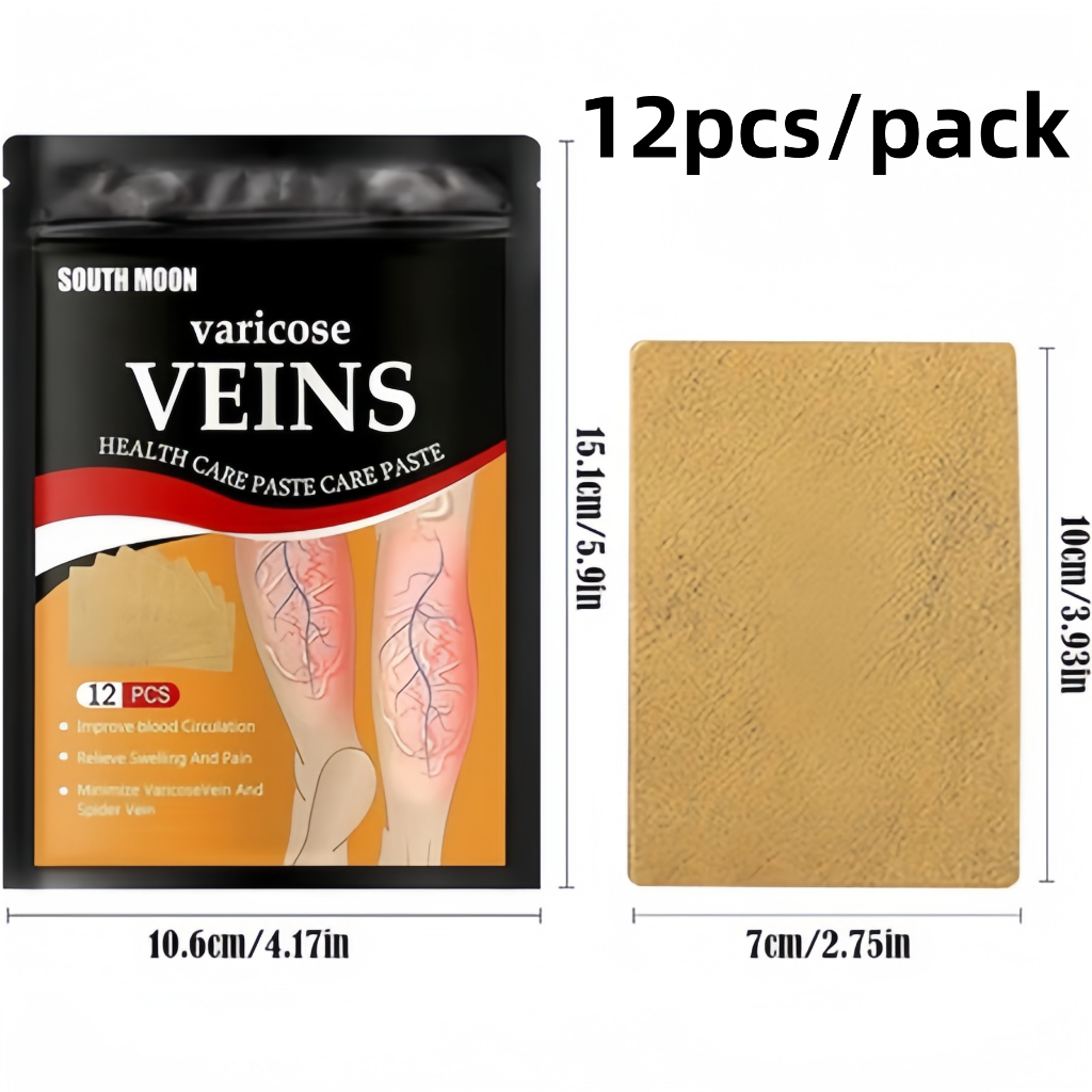 120PCS Varicose Vein Remover Patch Effective Muscular Pain Relief ...