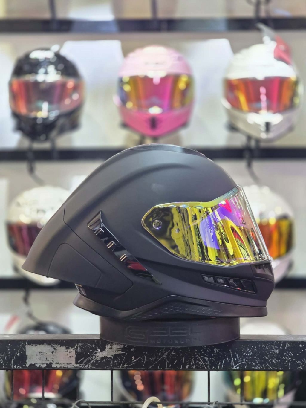 SEC PACE FULLFA HELMET DUAL VISOR | Shopee Philippines