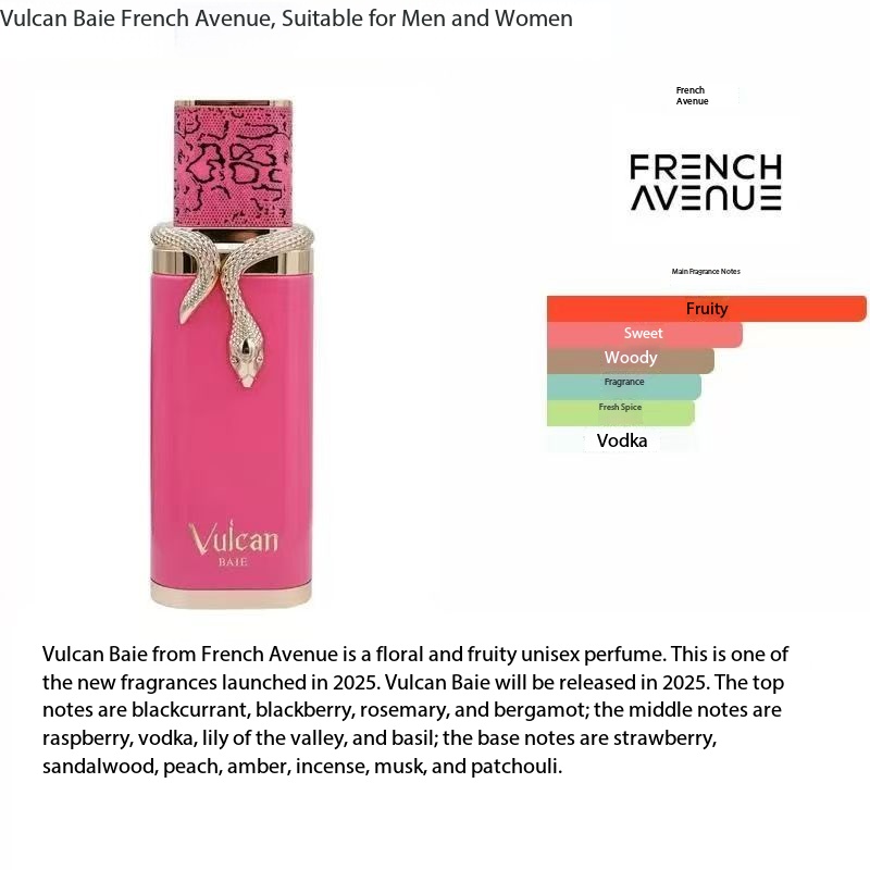 French Avenue Vulcan Feu / Vulcan Sable / Vulcan Baie 100ml EDP Long ...