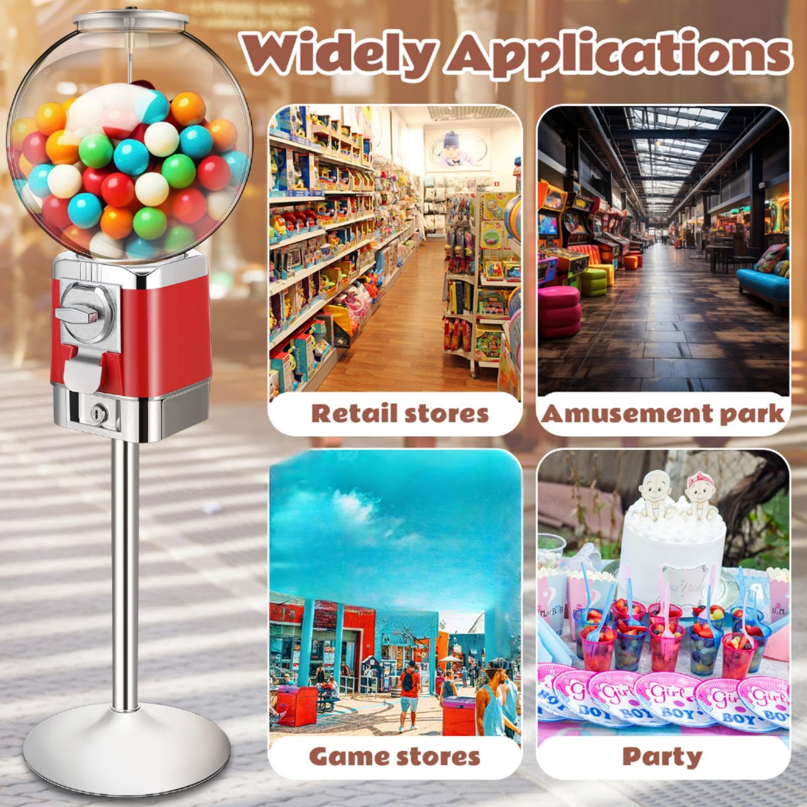 HAILANG Candy vending machine (with stand) | 5/10 peso coin-operated ...