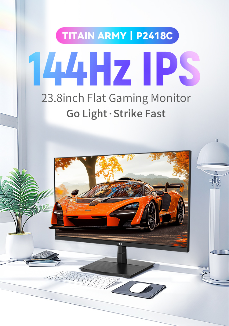 Funhouse | Titan Army P2418C 23.8'' IPS 144Hz FHD 1920X1080 HDR400 99 ...