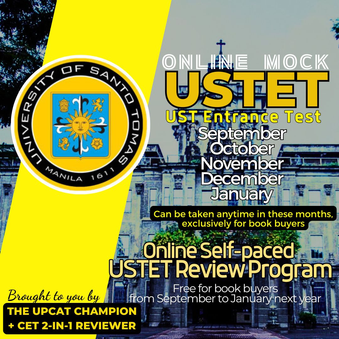 UPCAT, PUPCET, USTET, DCAT, ACET, PLMAT & CET Reviewer - Complete All ...