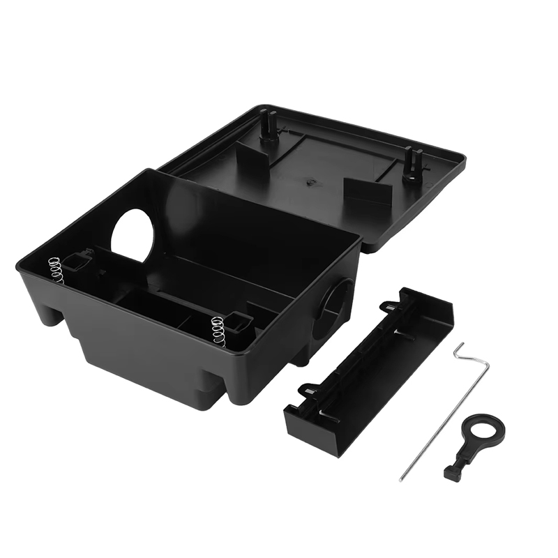 Anti-Escape Rat Bait Station Box, Pet Safety Rodent Trap, Household ...