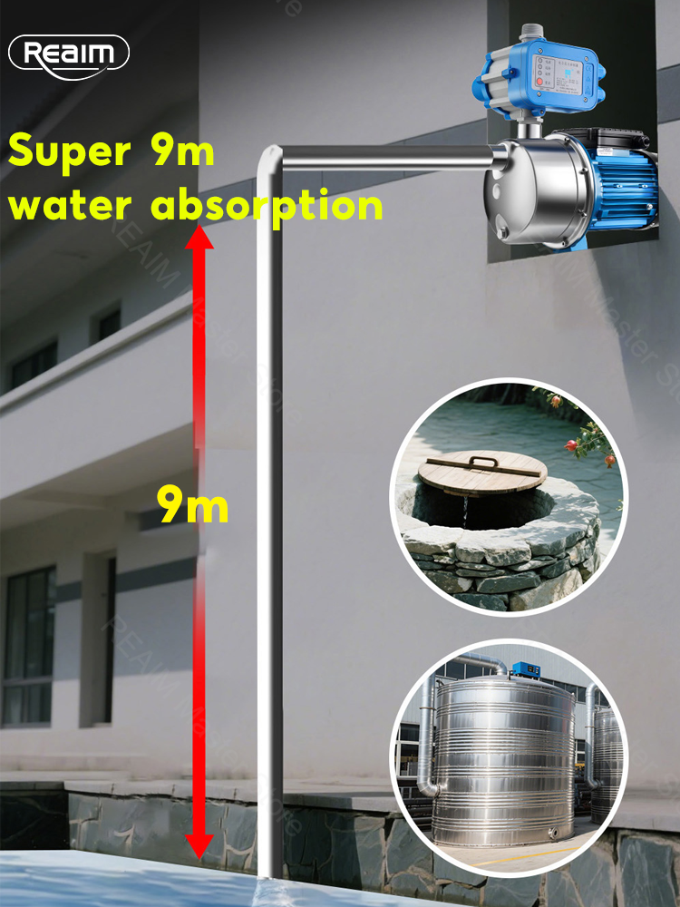 REAIM Jetmatic Water Pump in Stainless Steel Booster Pump Water ...