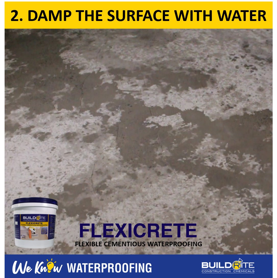 BUILDRITE FLEXICRETE 5kg Cementitious Waterproofing Membrane | Shopee Philippines