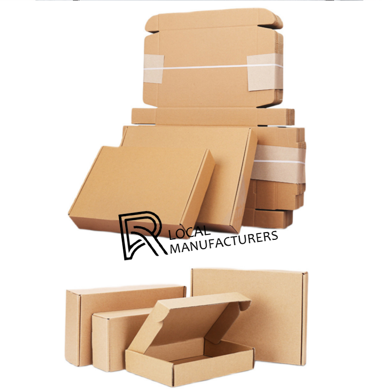 [20PCS ] Carton Box corrugated Mailer Box Gift Box, Kraft Brown Box ...