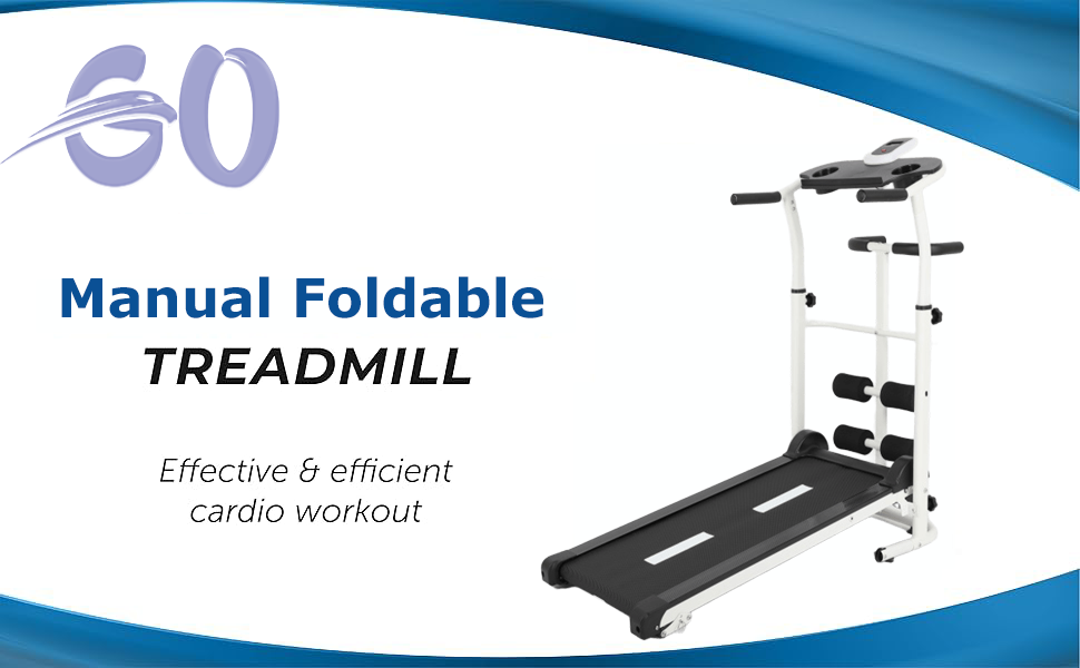 Manual Treadmill Machine Foldable Walking Pad Incline Threadmill ...
