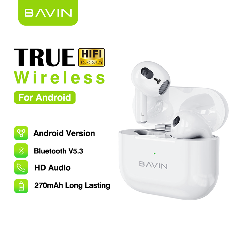 BAVIN BA34 TWS Bluetooth Earphones Wireless Sports HiFi Earbuds ...