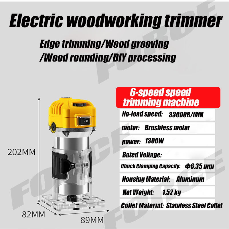 LEAD1300W Router Machine Palm Wood Router/Electric Wood Trimmer ...