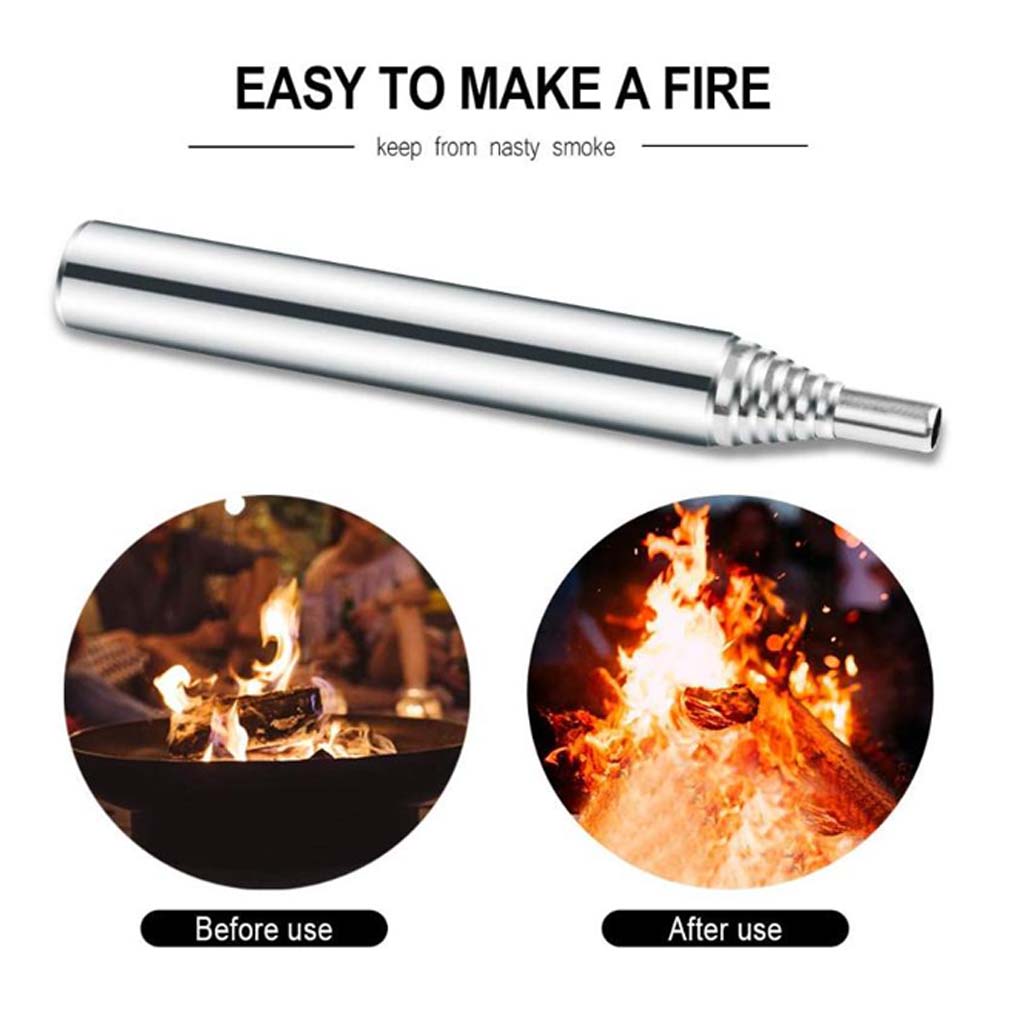Blow Fire Stainless Steel Retractable Tube for Fireplace Barbaques ...