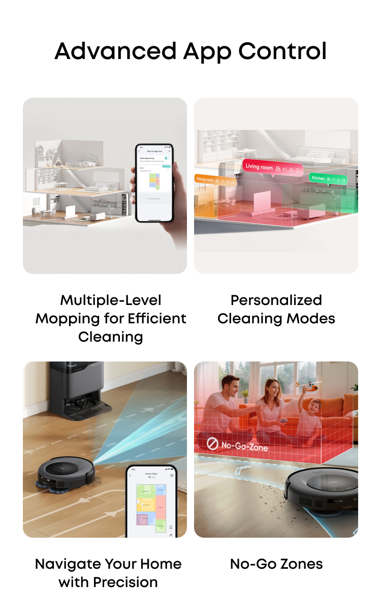 Eufy by Anker Omni C20 Robot Vacuum & Mop, All-in-One Station, Auto ...