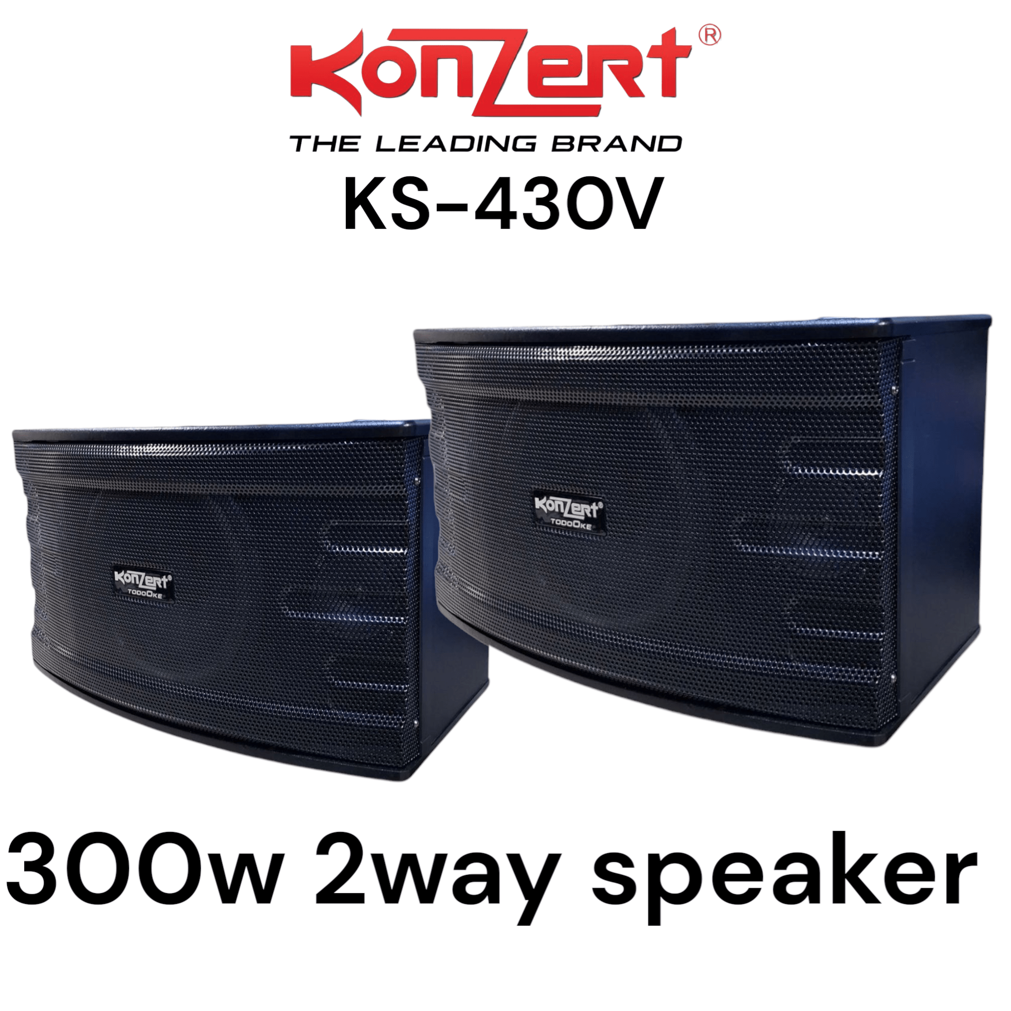 Konzert KS-430V 10" 2-Way Speaker 300W Speaker System | Shopee Philippines