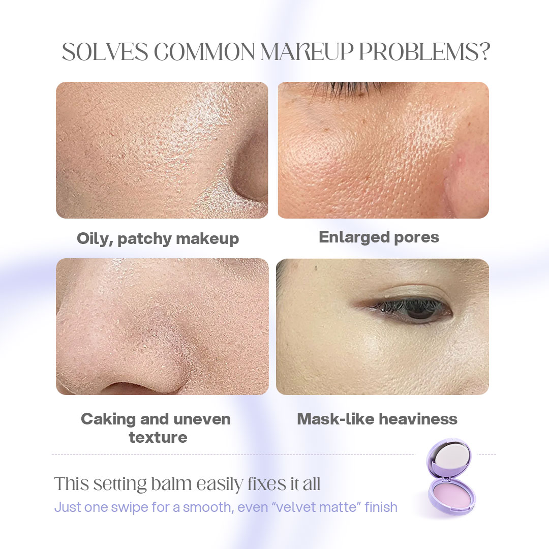 Ashley Shine Fixing Balm Purple Setting Powder Naturally Brightens Skin ...