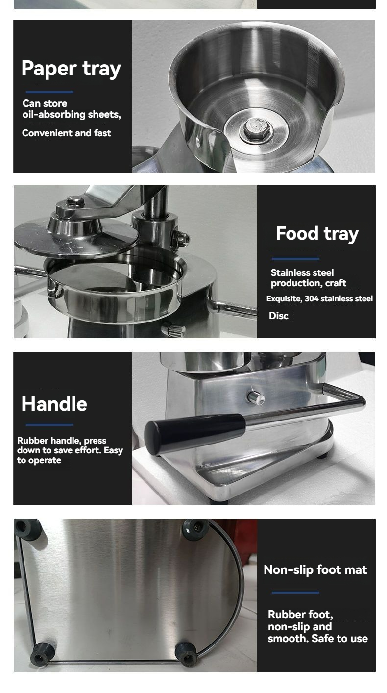 Burger Patty Maker Patty Moulder Molder 4inches Hamburger Press 100mm ...