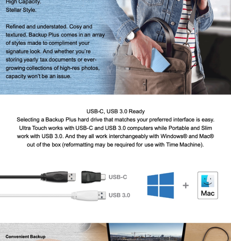 Seagate Plus Slim 1TB/2TB External Hard Drive For Windows Portable USB 3.0 External HDD | Shopee ...