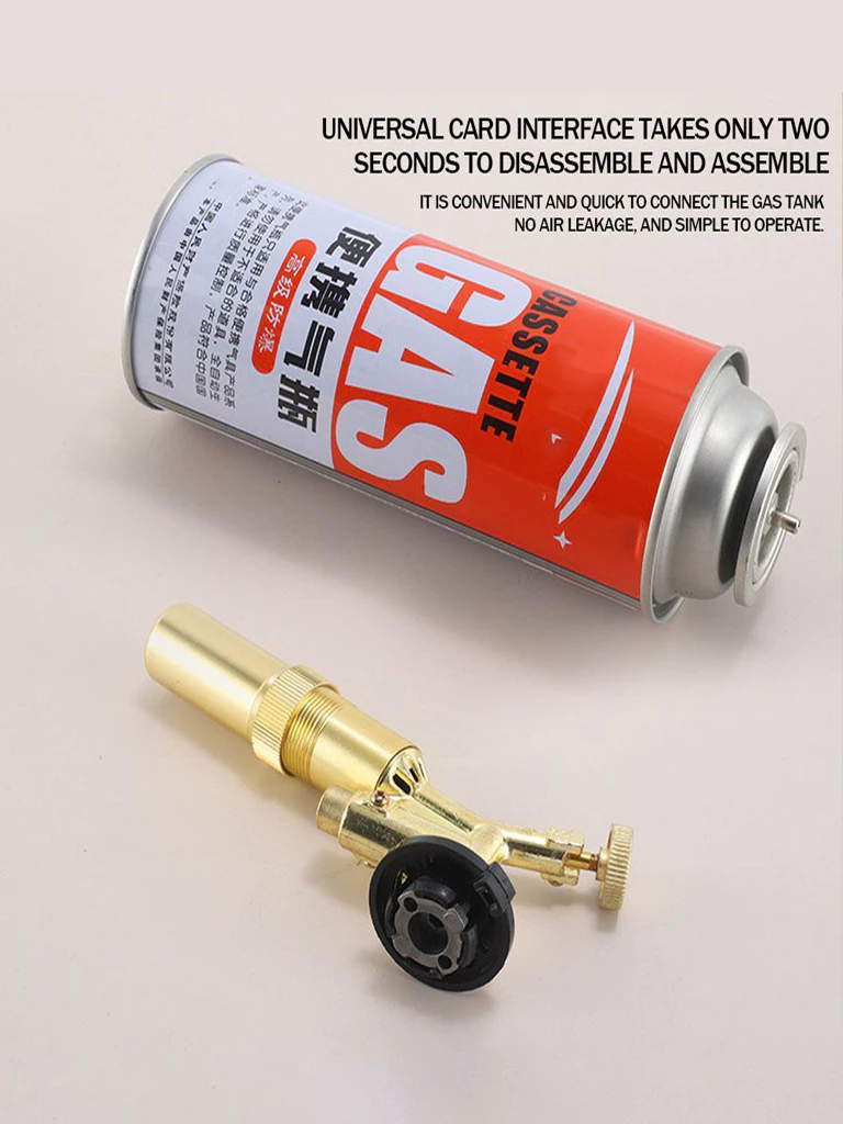 Butane Torch Nozzle Heat Flame Gun Blue Torch Copper Welding Nozzle Bronze Brazing Blow Torch ...