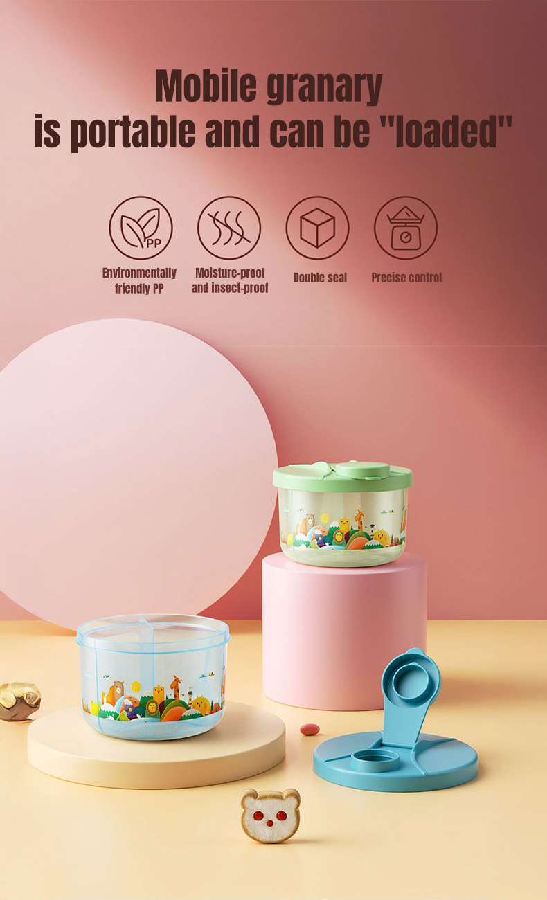 Baby Pro Portable Milk Container Leakproof Travel-Friendly Reusable Eco ...