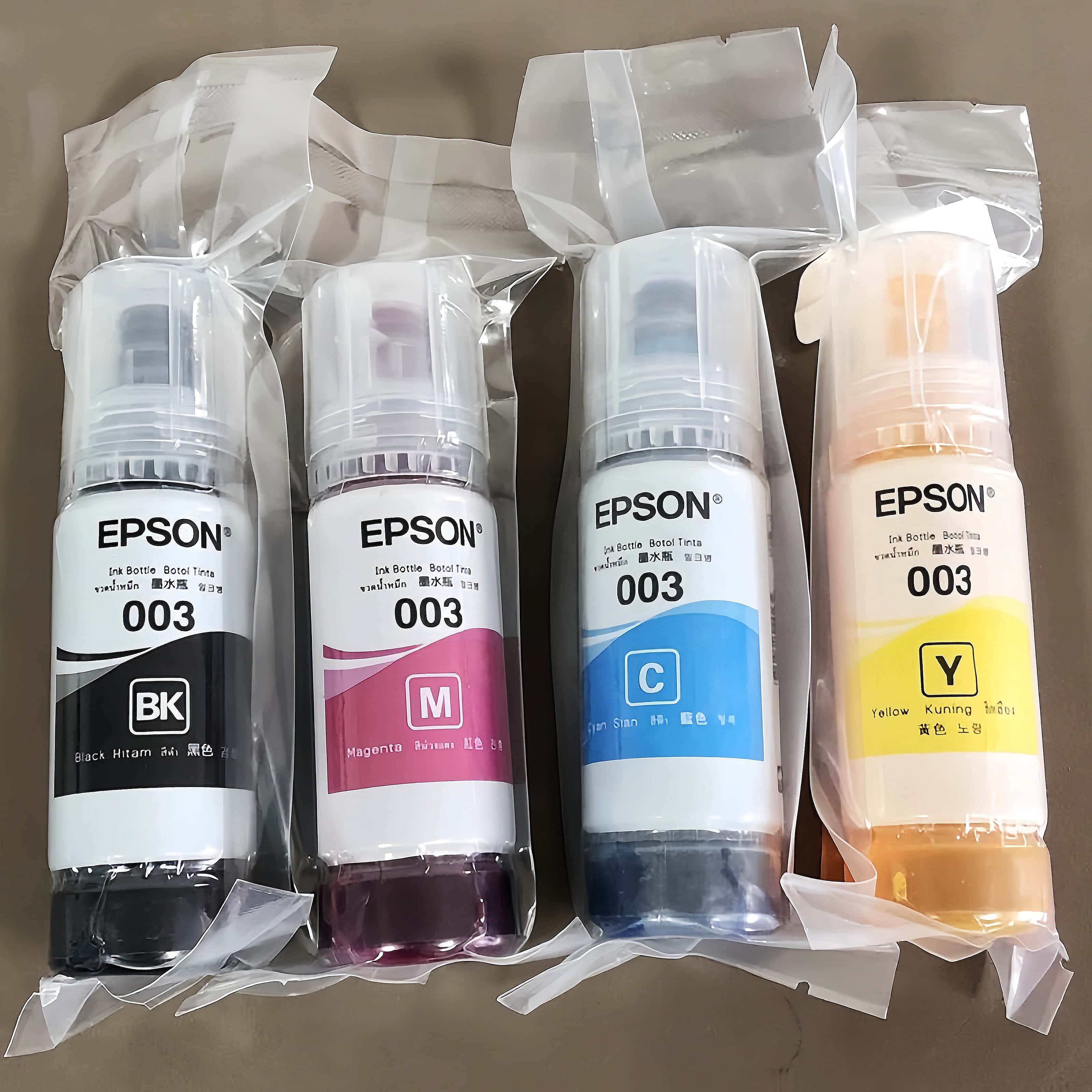 Wholesale 100% Original Epson 003 Ink Bottle Set for L1110/L3110/L3116 ...