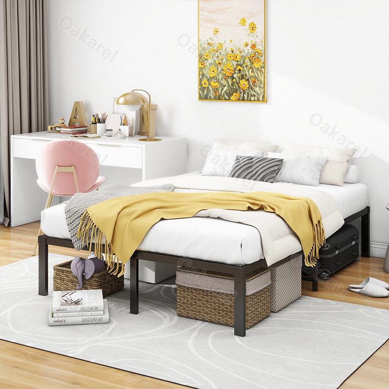 Iron Bed Frame 500kg Heavy Duty Metal Single/Queen/King Size Bed Frame ...