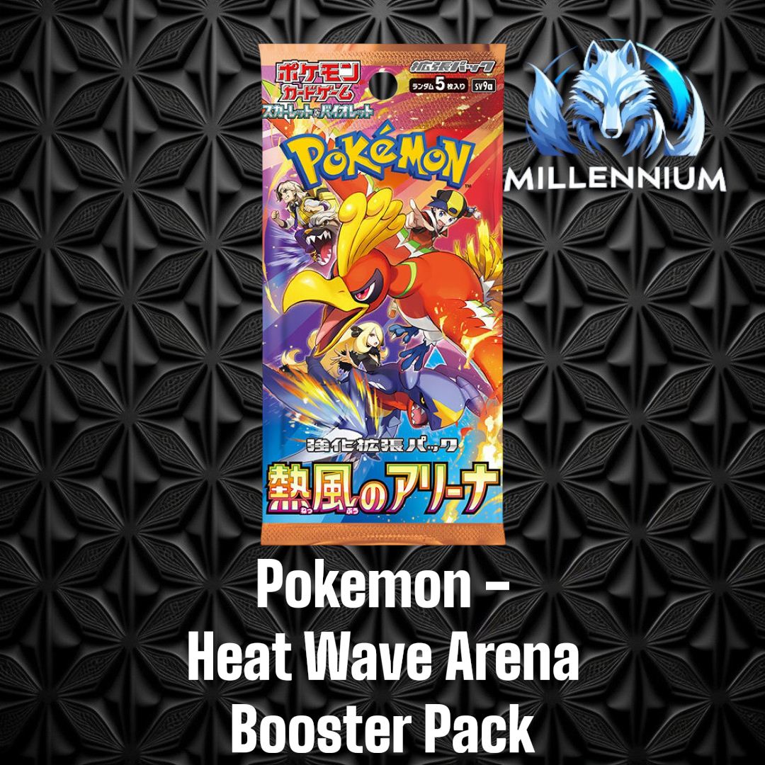 Japanese Pokémon Booster Pack Heat Wave Arena SV9a | Official TCG ...